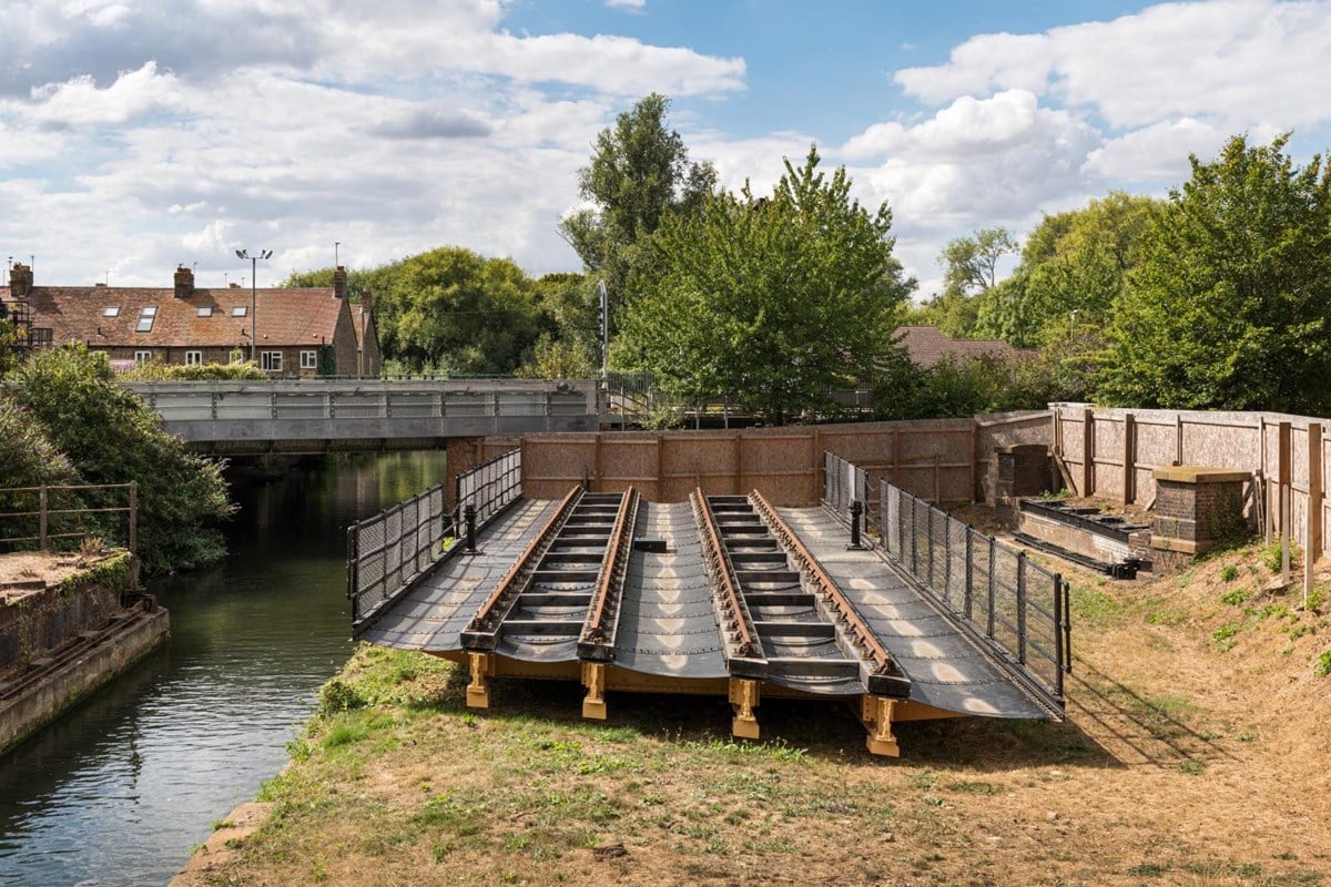 London Midland and Scottish Railway Swing Bridge Restored – Industrial ...